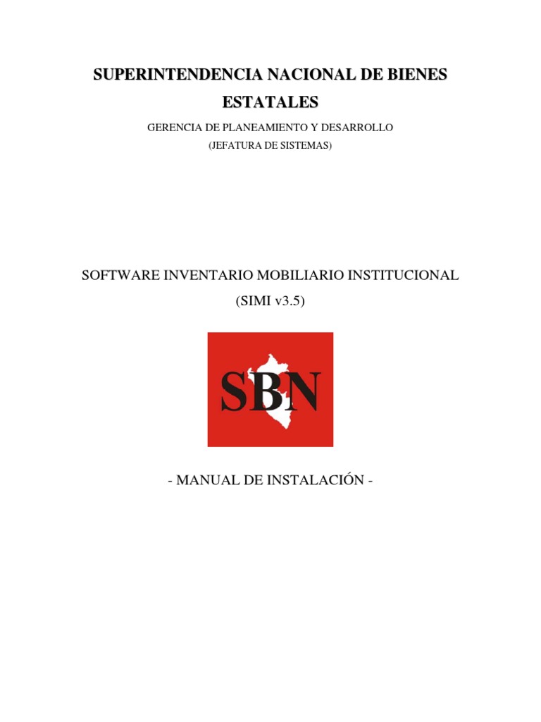 Manual de Instalación del SIMI v3.5 | PDF | Archivo de computadora ...
