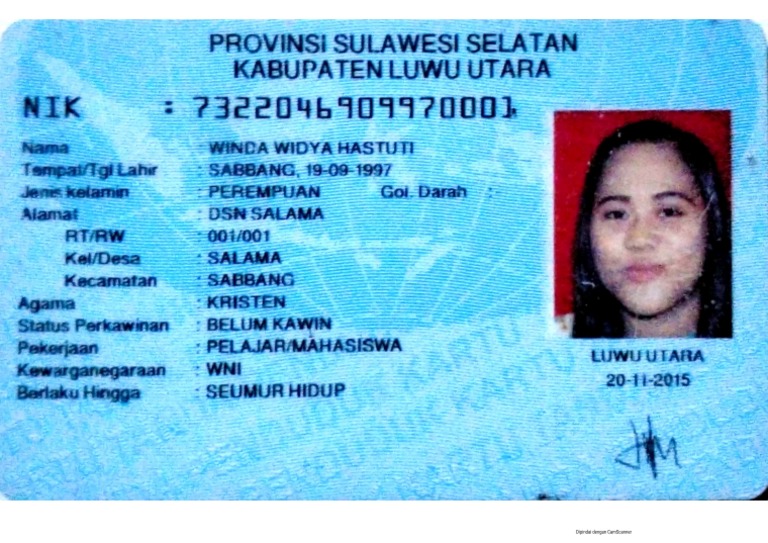 KTP Winda | PDF