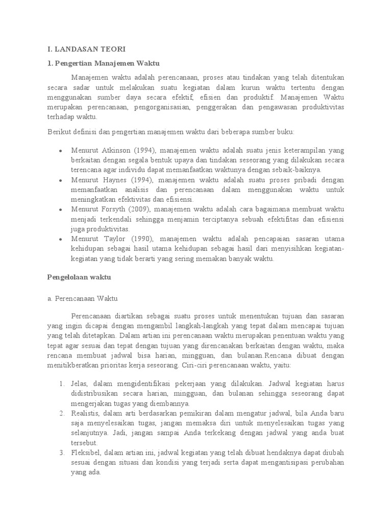 Landasan Teori | PDF