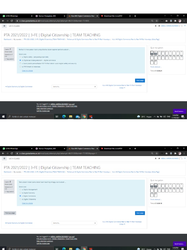 Kuis M8 - Team Teaching | PDF