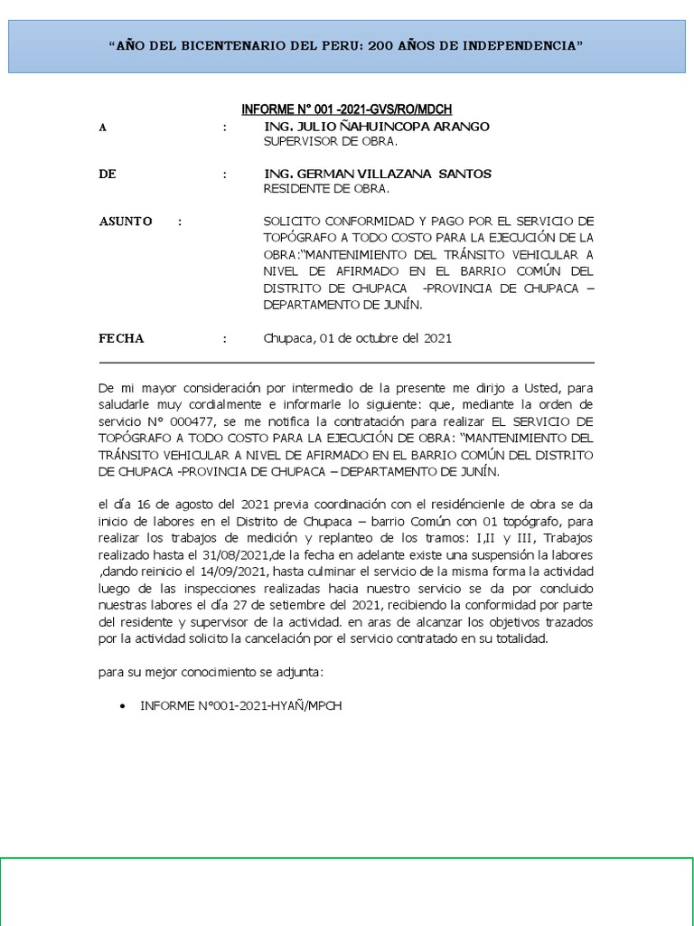 Informe de Uso de Cantera - 2021 | PDF