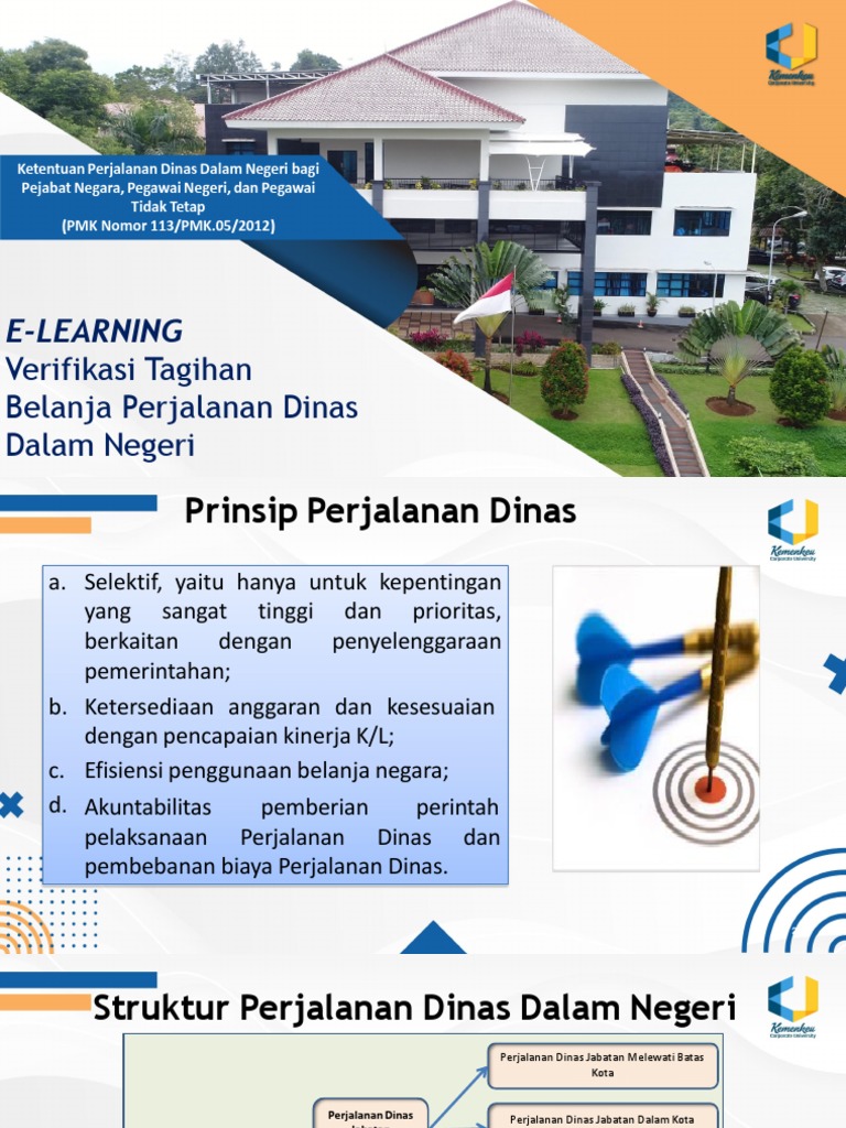 E-Learning Verif Tagihan Belanja Perjadin DN | PDF