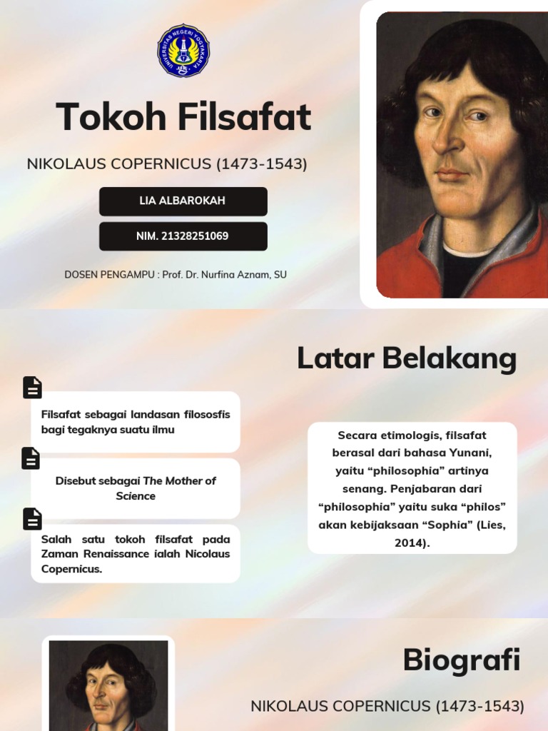 Tokoh Filsafat Nikolaus Copernicus | PDF