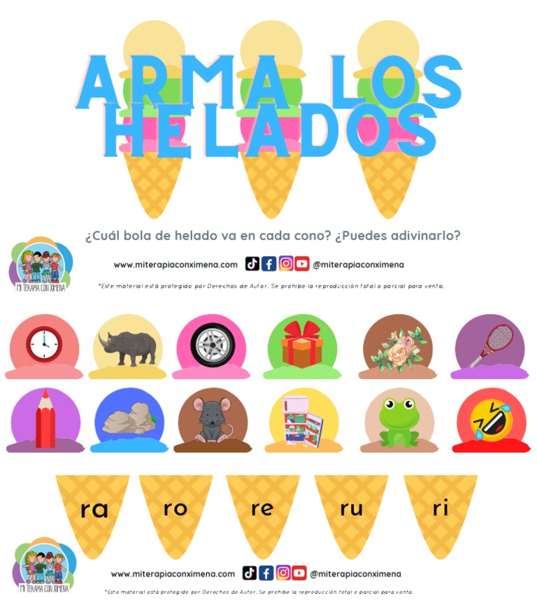 Helado Palabras Con R | PDF