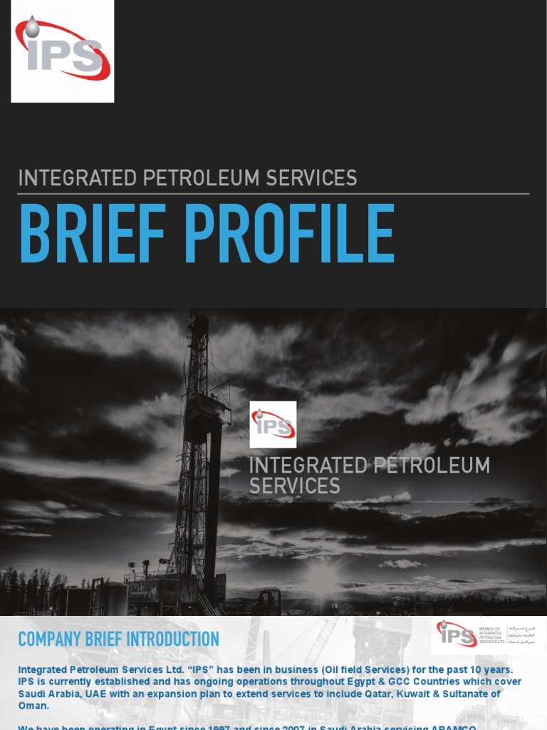IPS Brief Profile Presentation | PDF | Quality Management | Quality ...