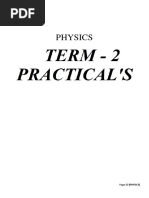 Class12_Physics_Practical_File | PDF | Diffraction | Refraction