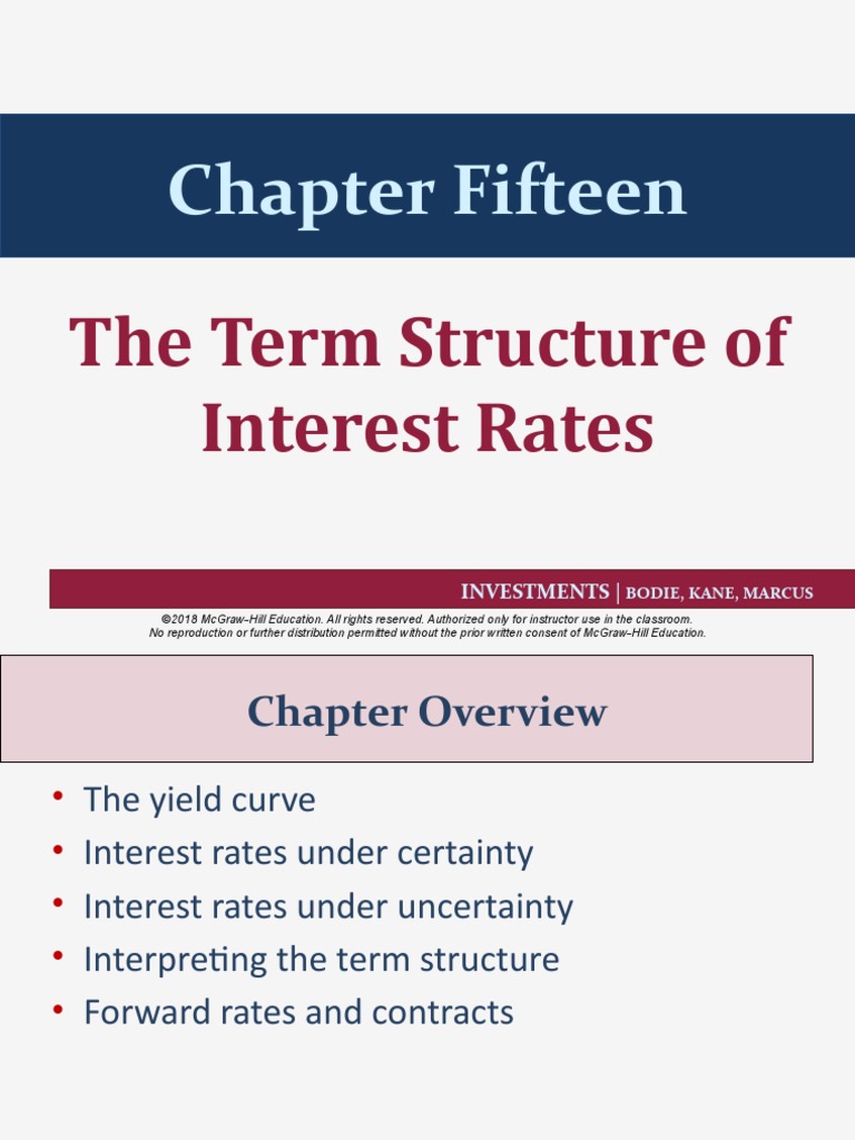 The Term Structure of Interest Rates | PDF | Yield Curve | Bonds (Finance)