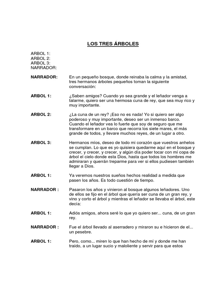 Los Tres Arboles | PDF | Jesús