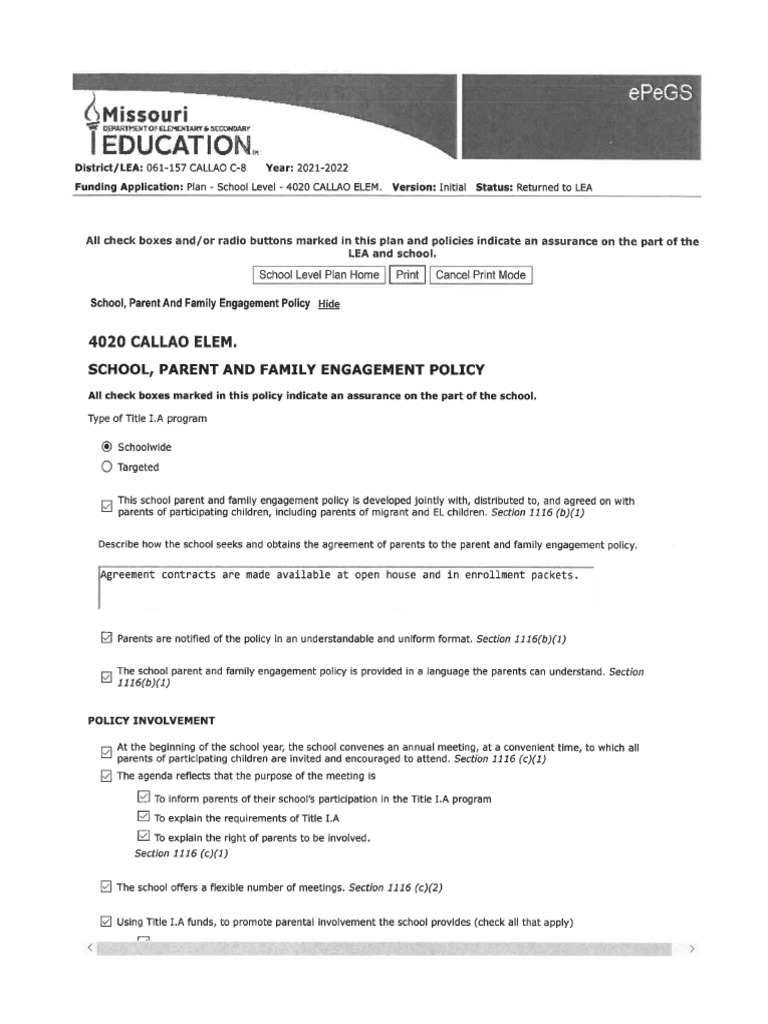 Family Engagement Plan | PDF