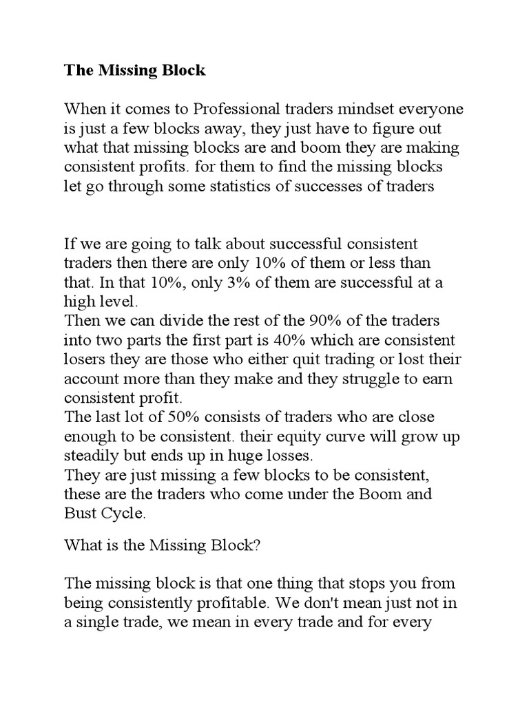 The Missing Block | PDF