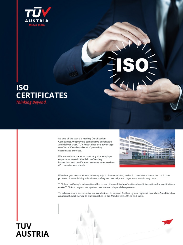 TUV Austria Brochure | PDF | Iso 9000 | Foods