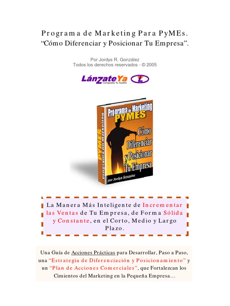 Programa de Marketing para PyMEs | PDF