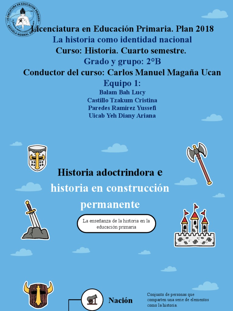 La Historia Como Identidad Nacional | PDF | Nación | Nacionalismo