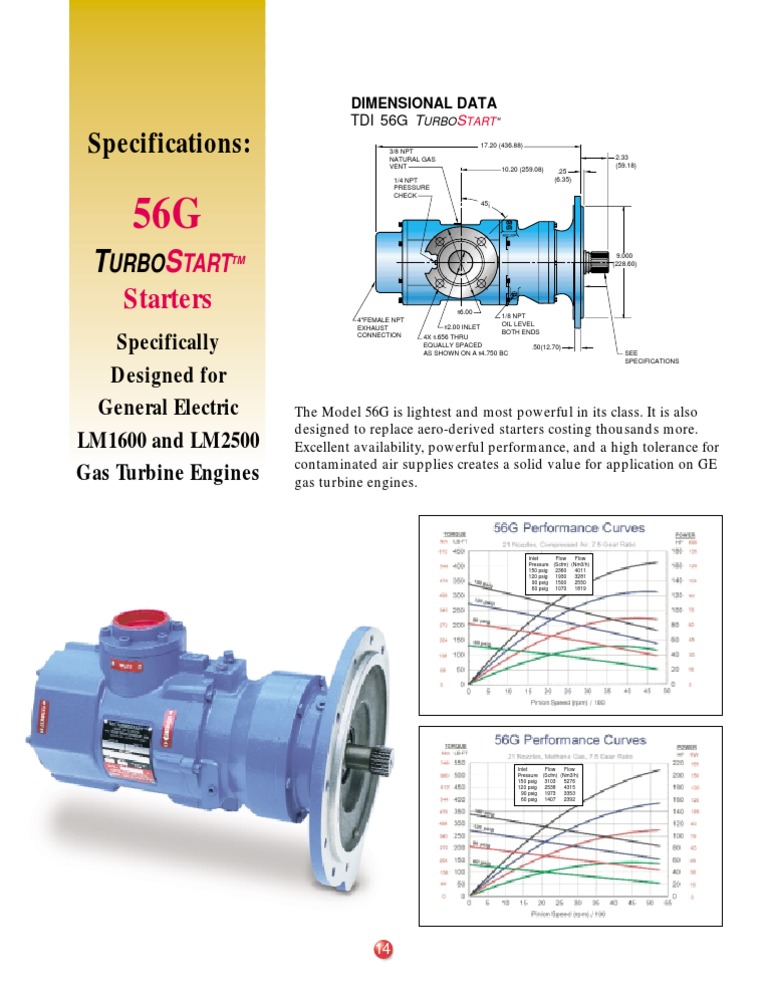 Starter LM 2500 | PDF | Propulsion | Rotating Machines