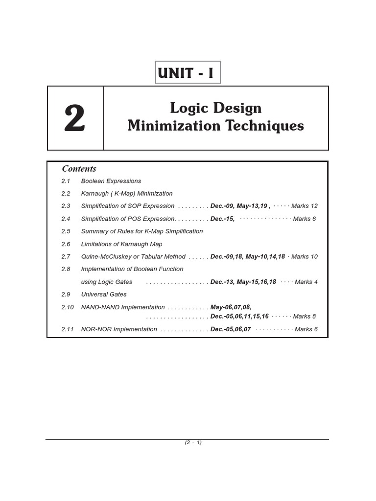 2 (DELD) Digital Electronics & Logic Design Text Book - 33-174 | PDF ...