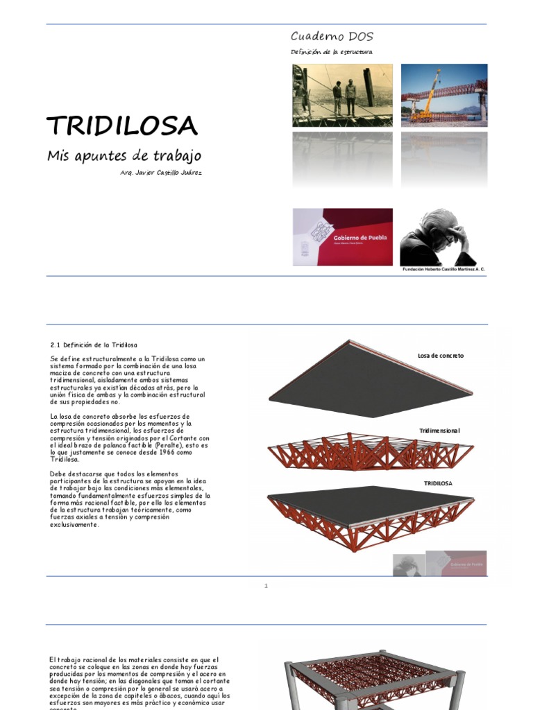 Tridilosa-DOS - Definicion de La Estructura | PDF | Hormigón | Estrés ...