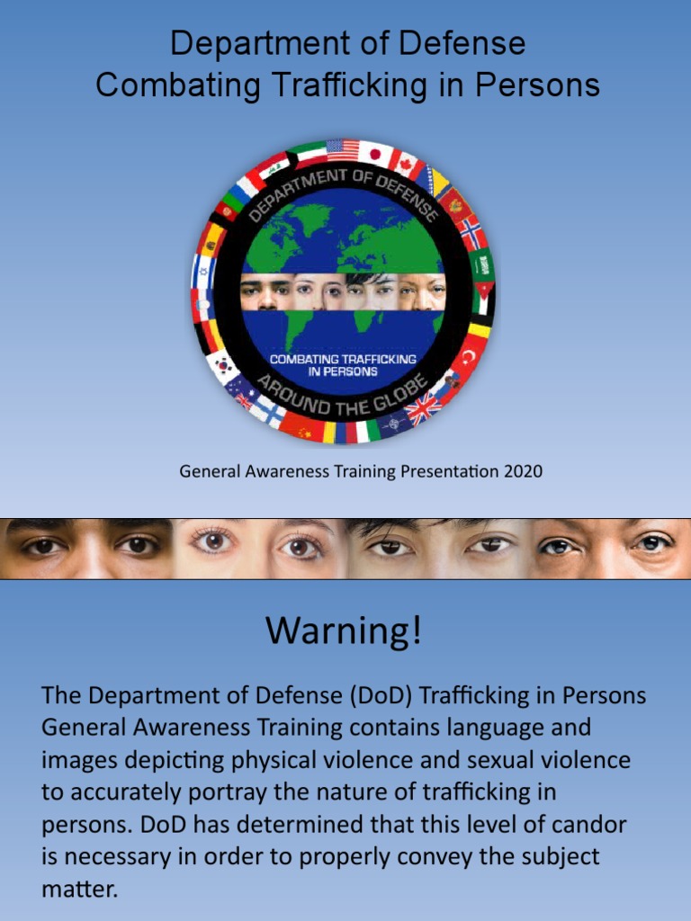 CTIP General Awareness PPT - FINAL - 1 | PDF | Human Trafficking | Sex ...