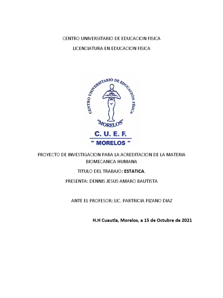 Bioquimica Estatica | PDF