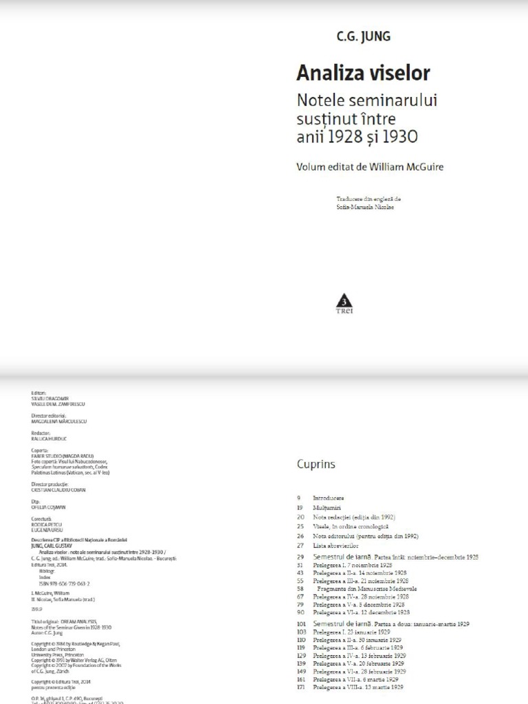 Analiza Viselor - C.G. Jung | PDF