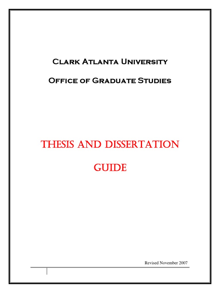 THESIS AND DISSERTATION Guide | Download Free PDF | Thesis | A Manual ...