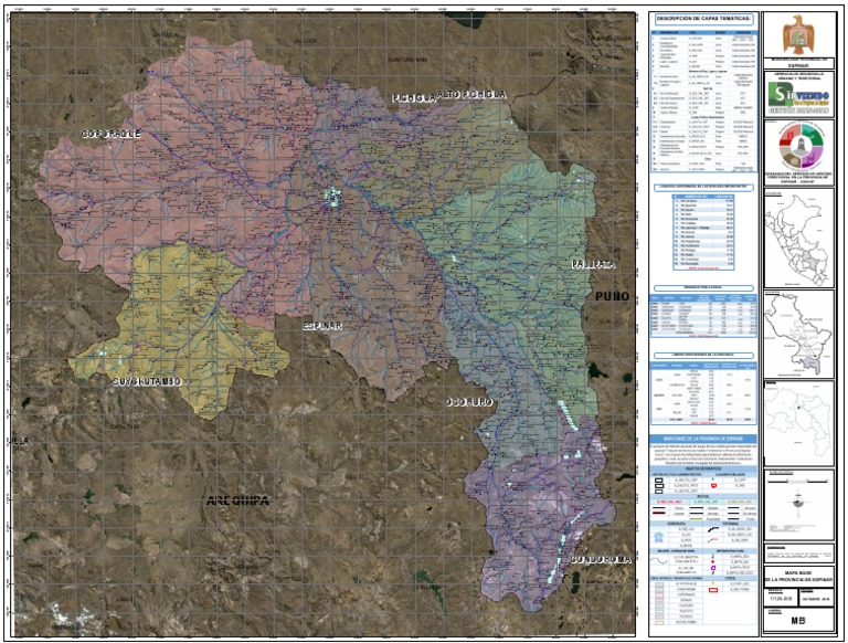 Mapa Base Provincia de Espinar | PDF