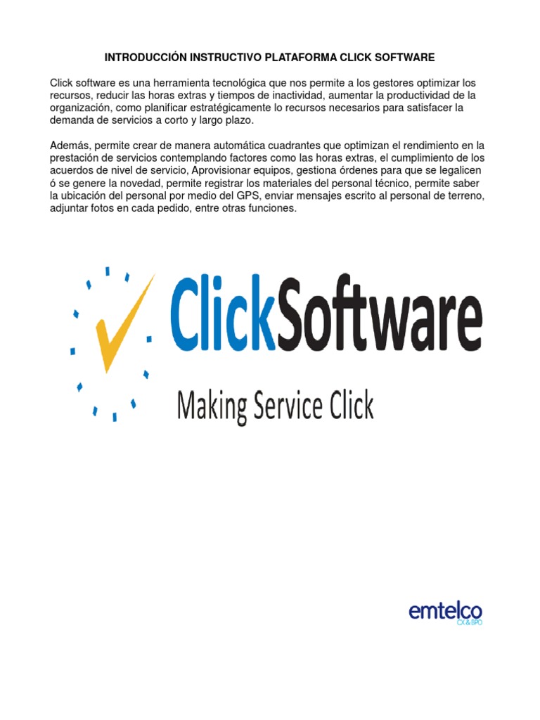Manual Click Software | PDF | Software | Cliente