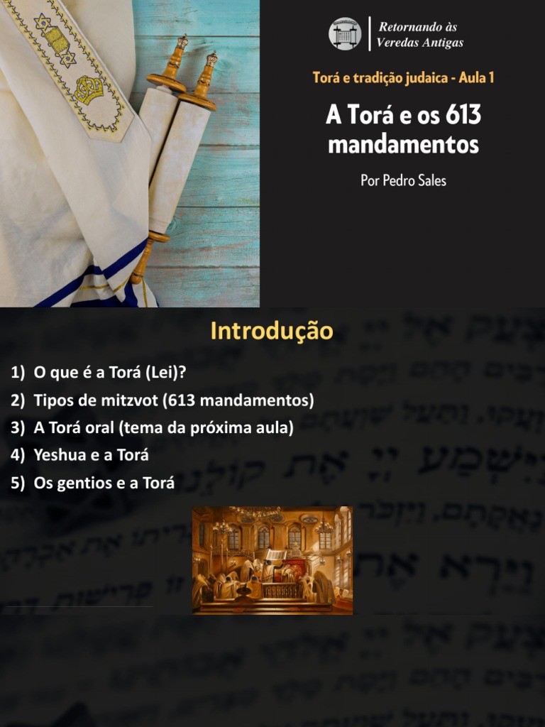 A Torá e Os 613 Mandamentos | PDF | Torá | Lei de Moisés