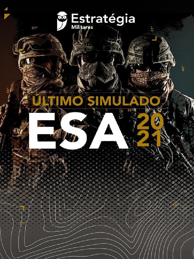 Simulado ESA 2021: Caderno de Respostas | PDF | Escravidão | Brasil