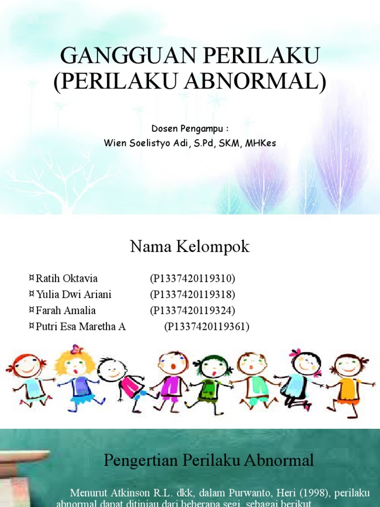 Gangguan Perilaku (Perilaku Abnormal) | PDF