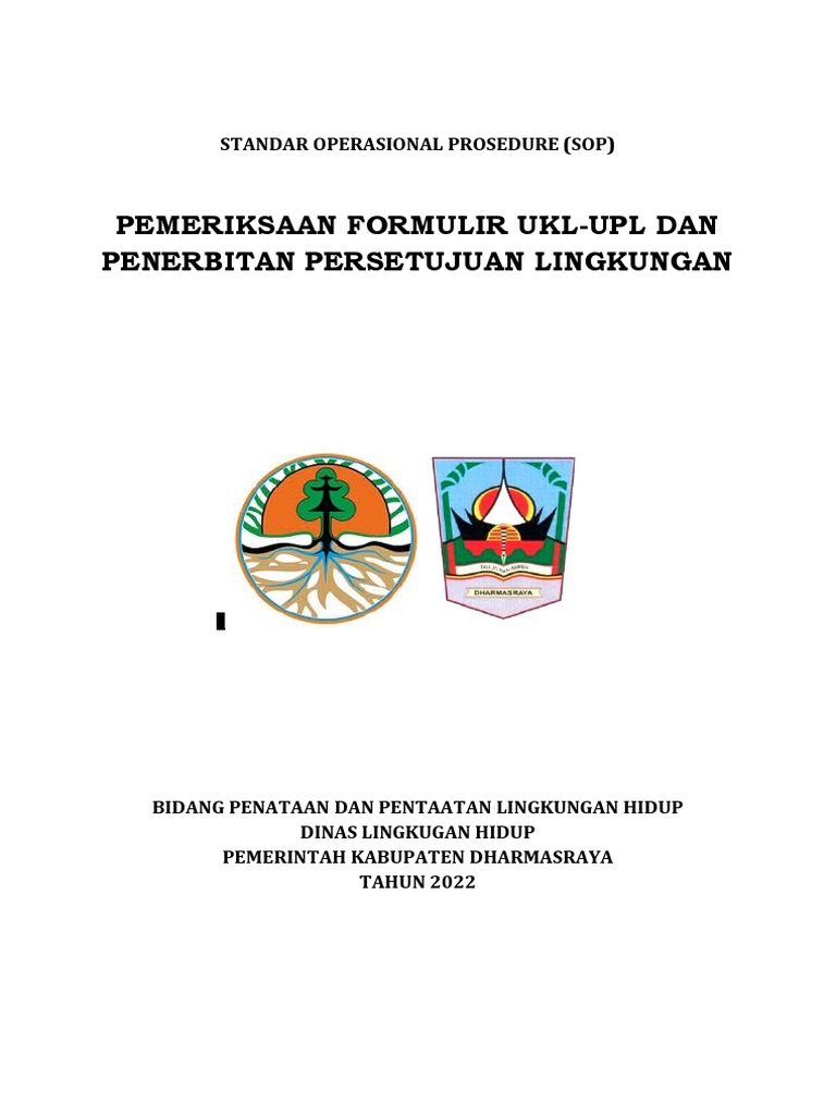 SOP Penerbitan Persetujuan Lingkungan | PDF