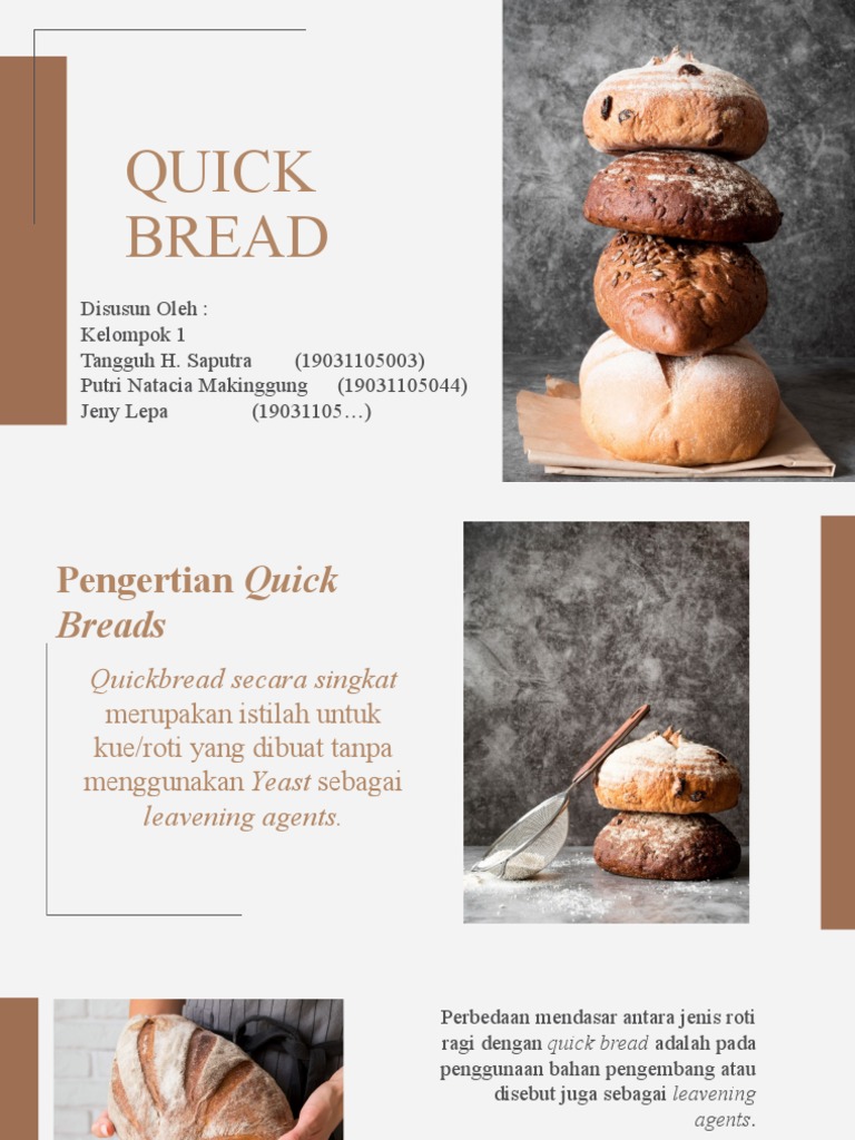 Tek. Peng. Roti Kue Dan Quickbread | PDF