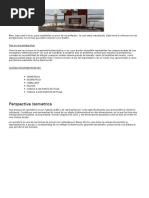Proyección Dimétrica | PDF | Perspectiva (Gráfica) | Geometría