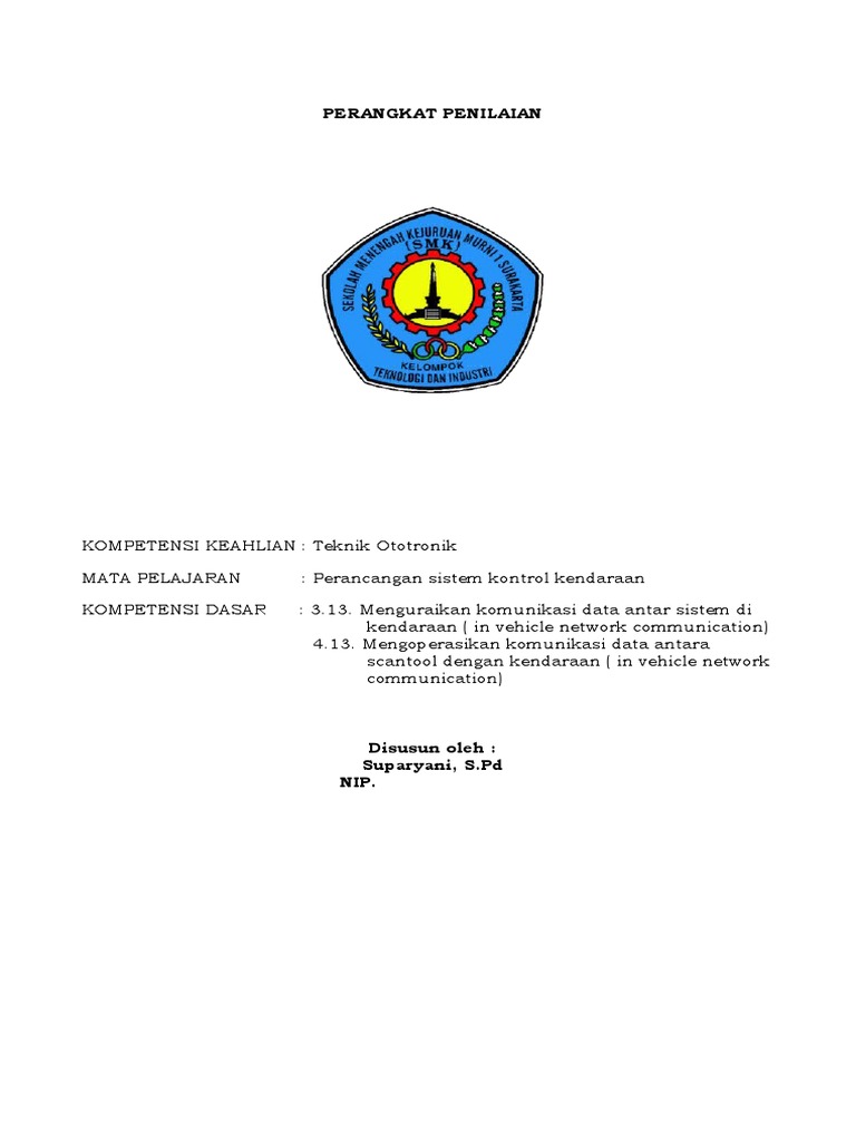 Perangkat Penilaian Scantool | PDF