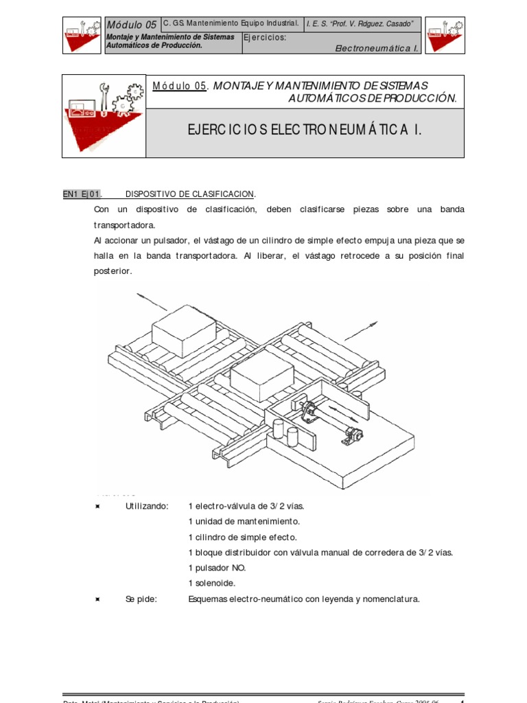 Ejercicios ElectroNeumatica I
