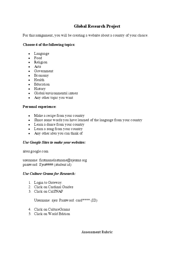 Global Research Project Directions | PDF | Cognition | Cognitive Science