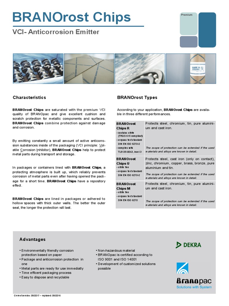 Pi Branorost Chips en | PDF | Corrosion | Economic Sectors