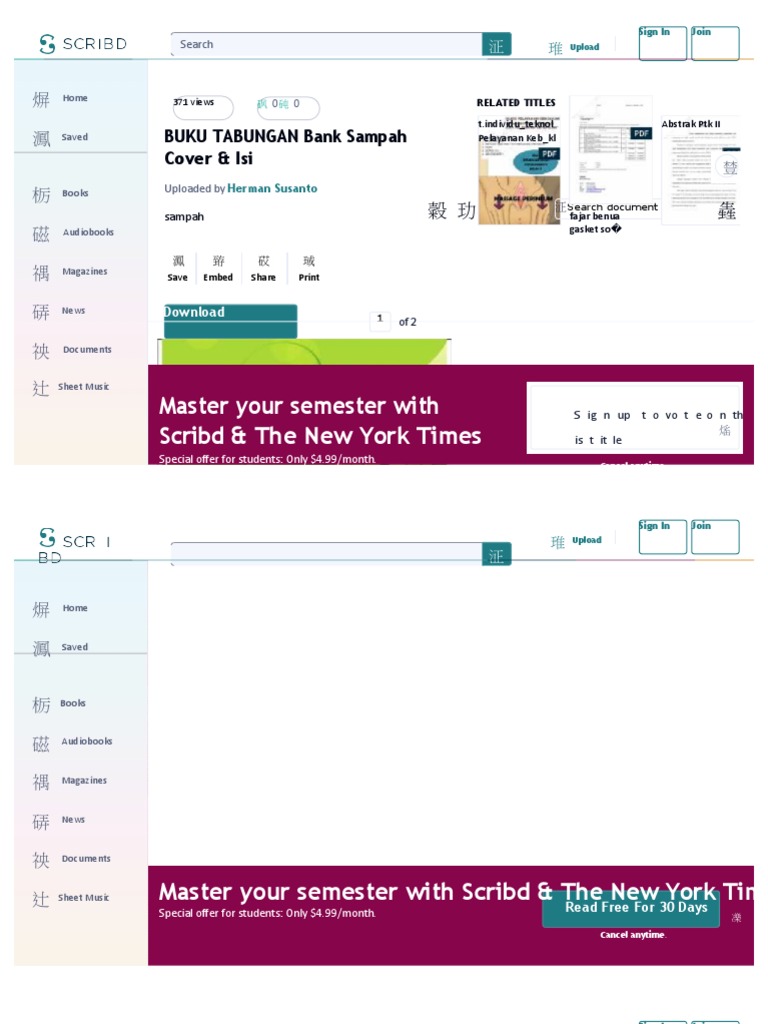Buku Tabungan Bank Sampah Cover | PDF | Scribd | E Commerce