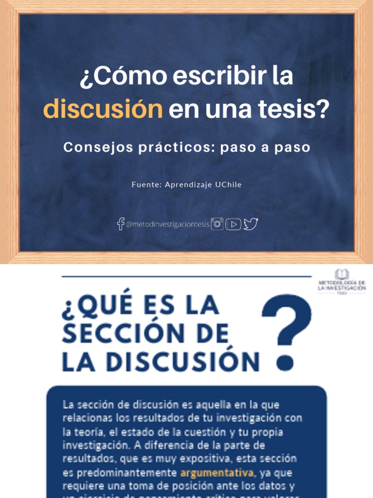 ¿Cómo Escribir La Discusión en Una Tesis | PDF | Aprendizaje | Evaluación