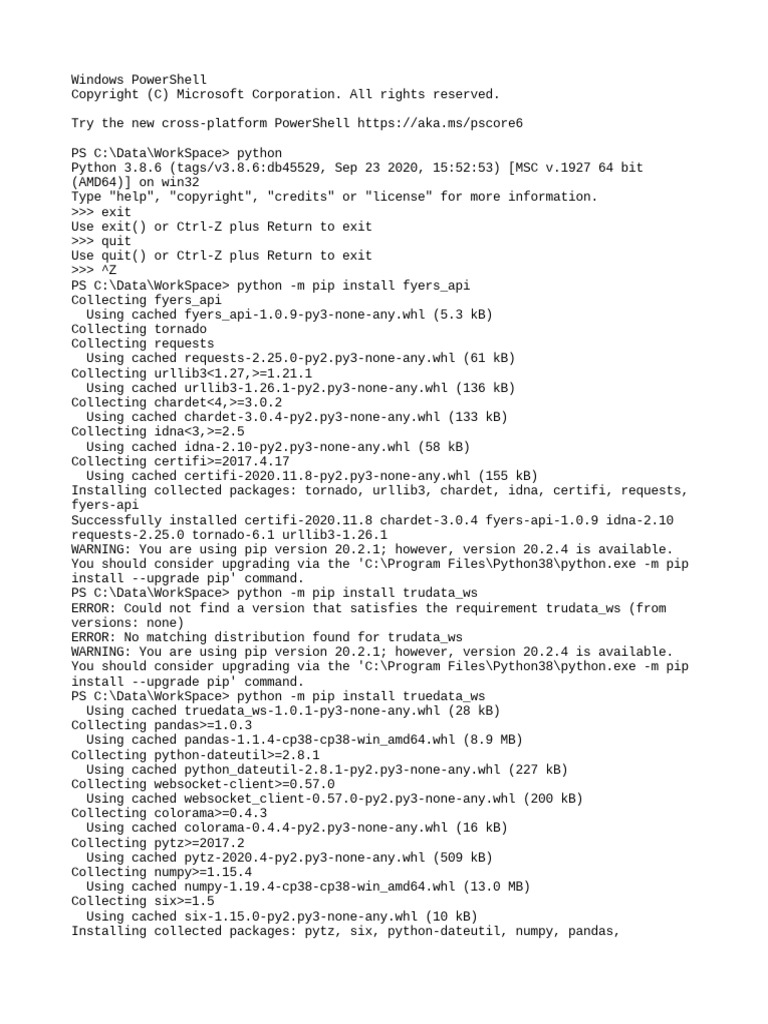 Install | PDF | Python (Programming Language) | Microsoft Software