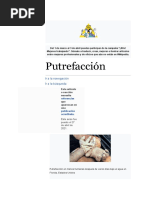 Putrefaccion y Fases | PDF | Descomposición | Especialidades Medicas