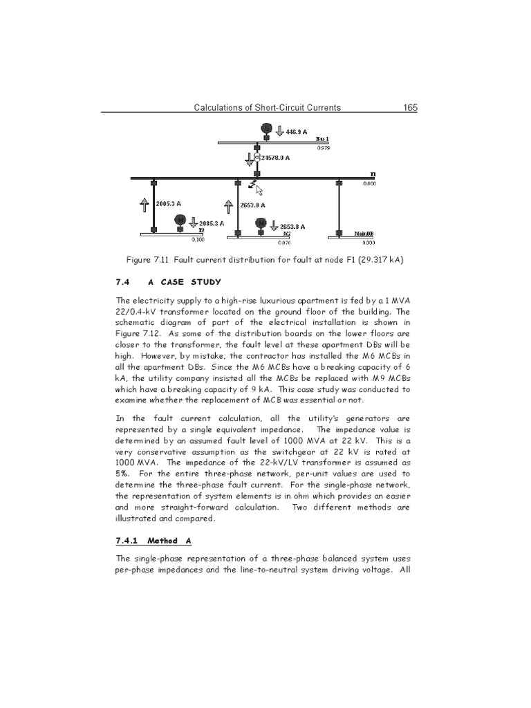 Short Circuit Current Protection Calculation | Download Free PDF ...