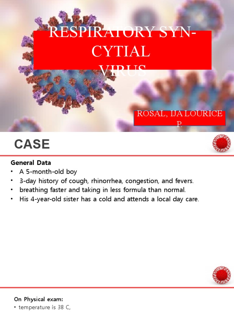 Respiratory Syn-Cytial Virus: Rosal, Ija Lourice P | Download Free PDF ...