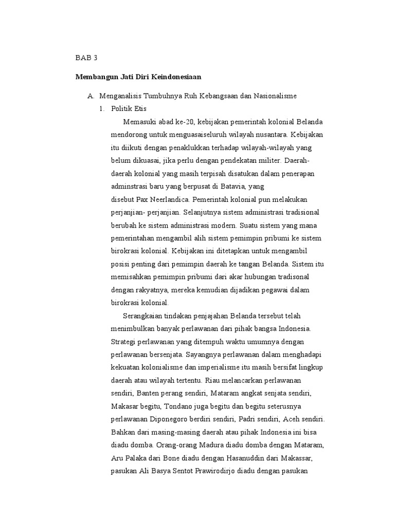 Sejarah Xi Bab 3 A&c | PDF