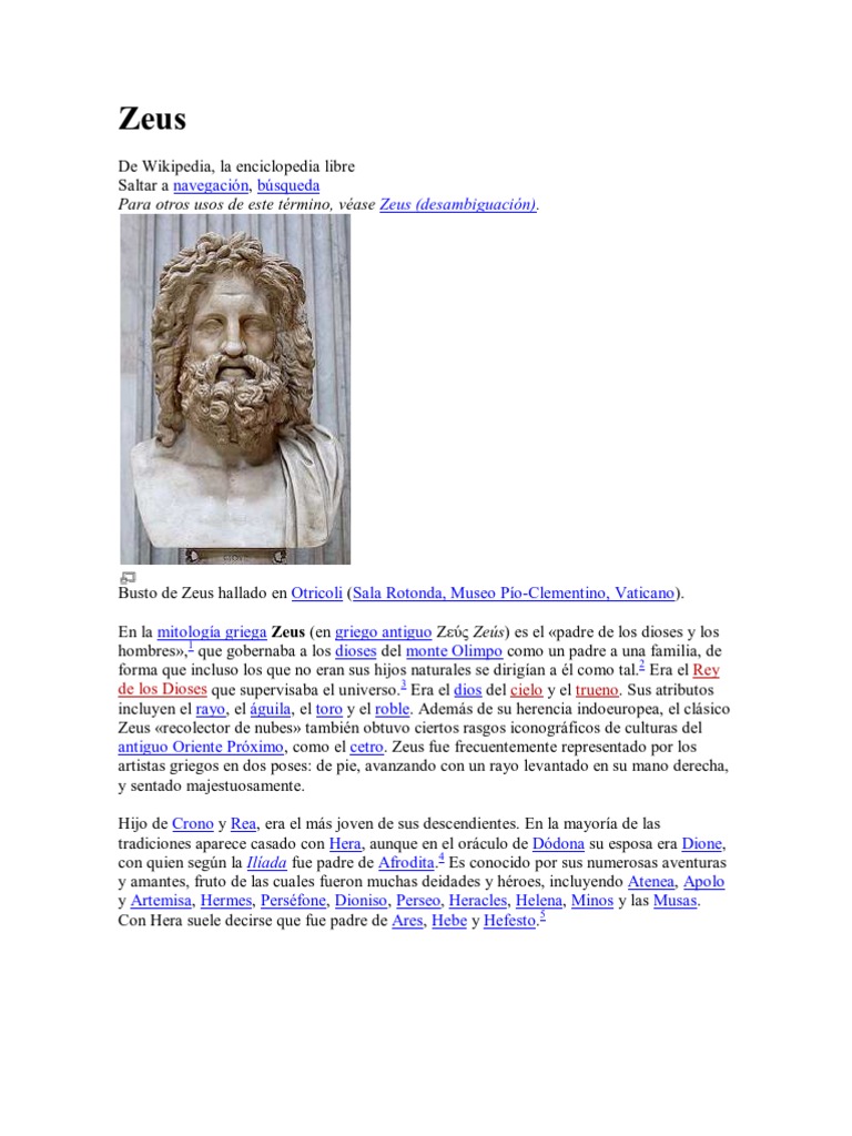 Zeus | PDF | Zeus | Hera