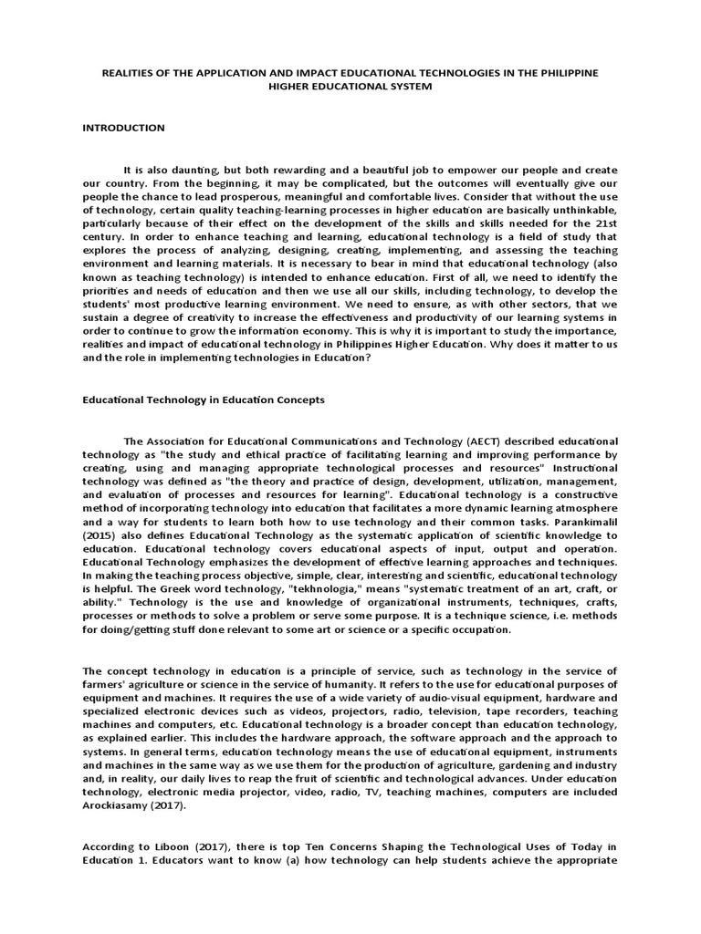 Challenges and Opportunities of Educational Technology Integration in ...