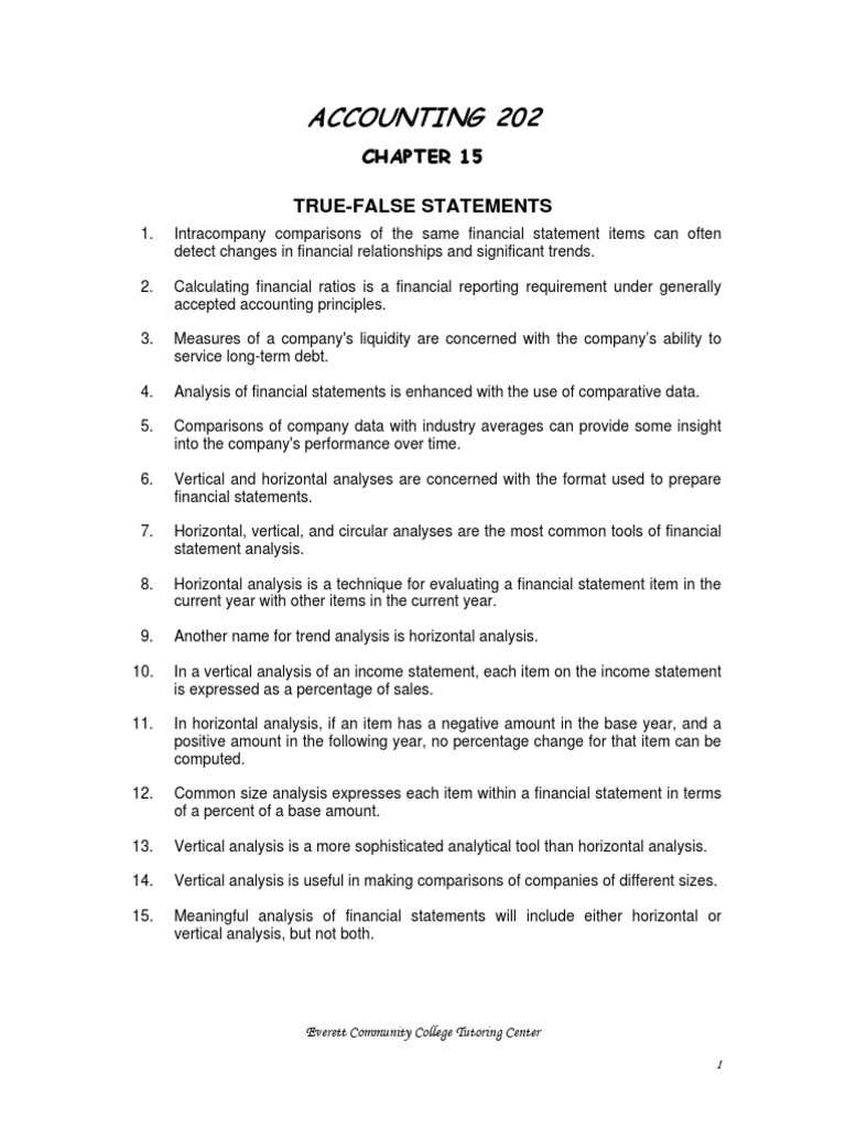 Accounting 202 Chapter 15 Testansquesti | Revenue | Debt