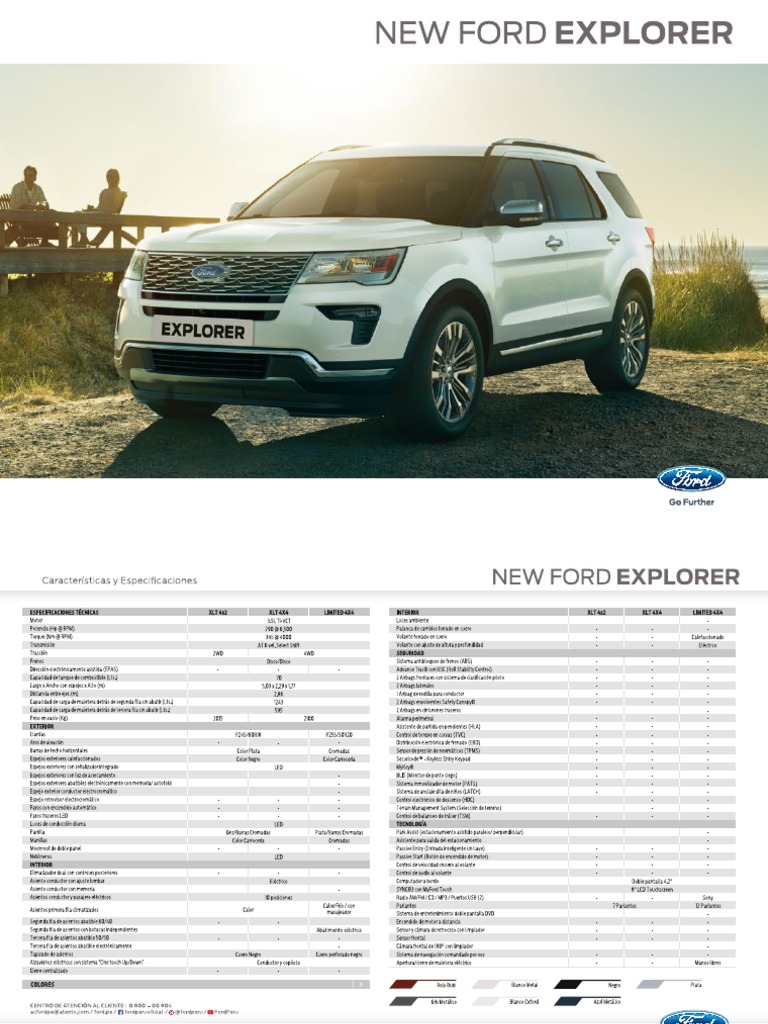 Fpe Ficha Tecnica Explorer | PDF