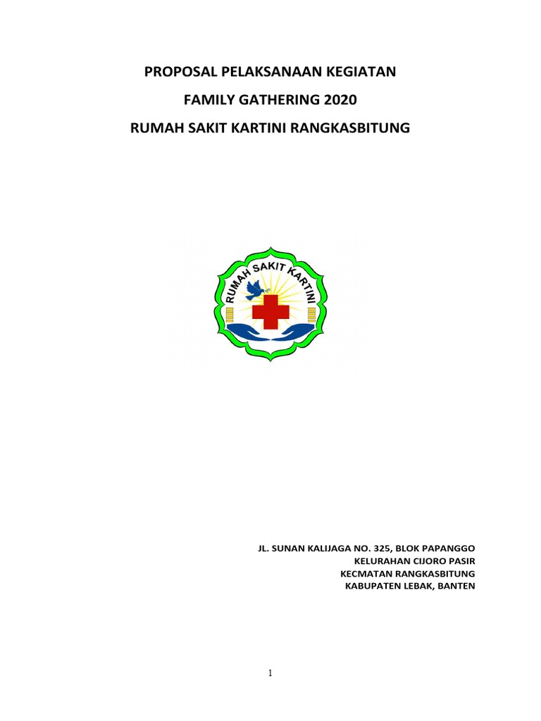 Proposal Family Gathering RSK 2020 | PDF