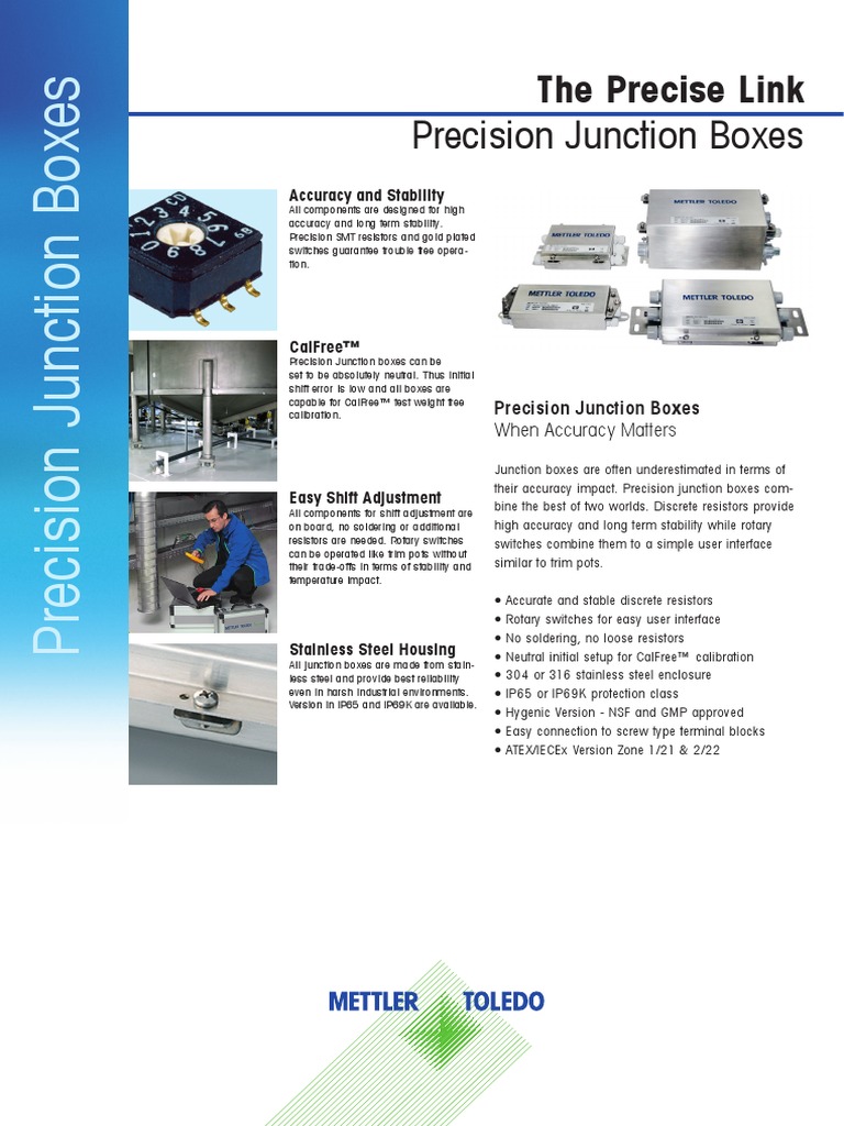 DS - Precision Junction Boxes - EN | PDF | Resistor | Accuracy And Precision