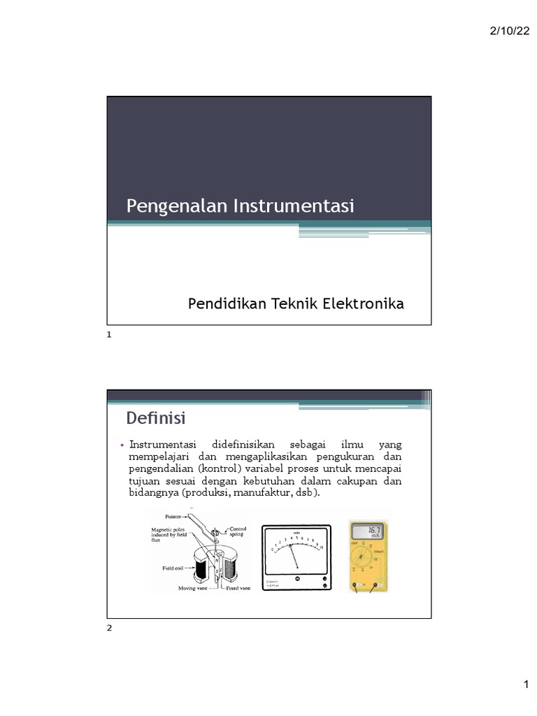 Instrumentasi | PDF